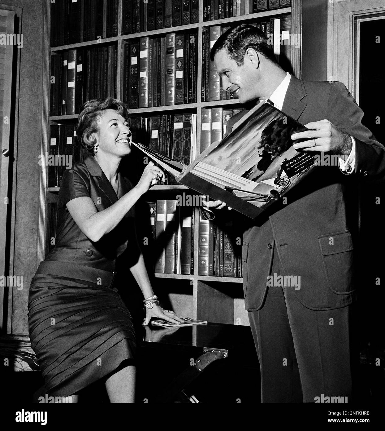 Louis Jourdan And Wife