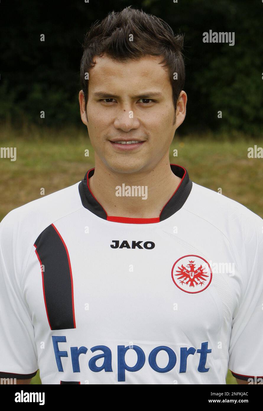 Aaron Galindo of German first division Bundesliga soccer team Eintracht ...