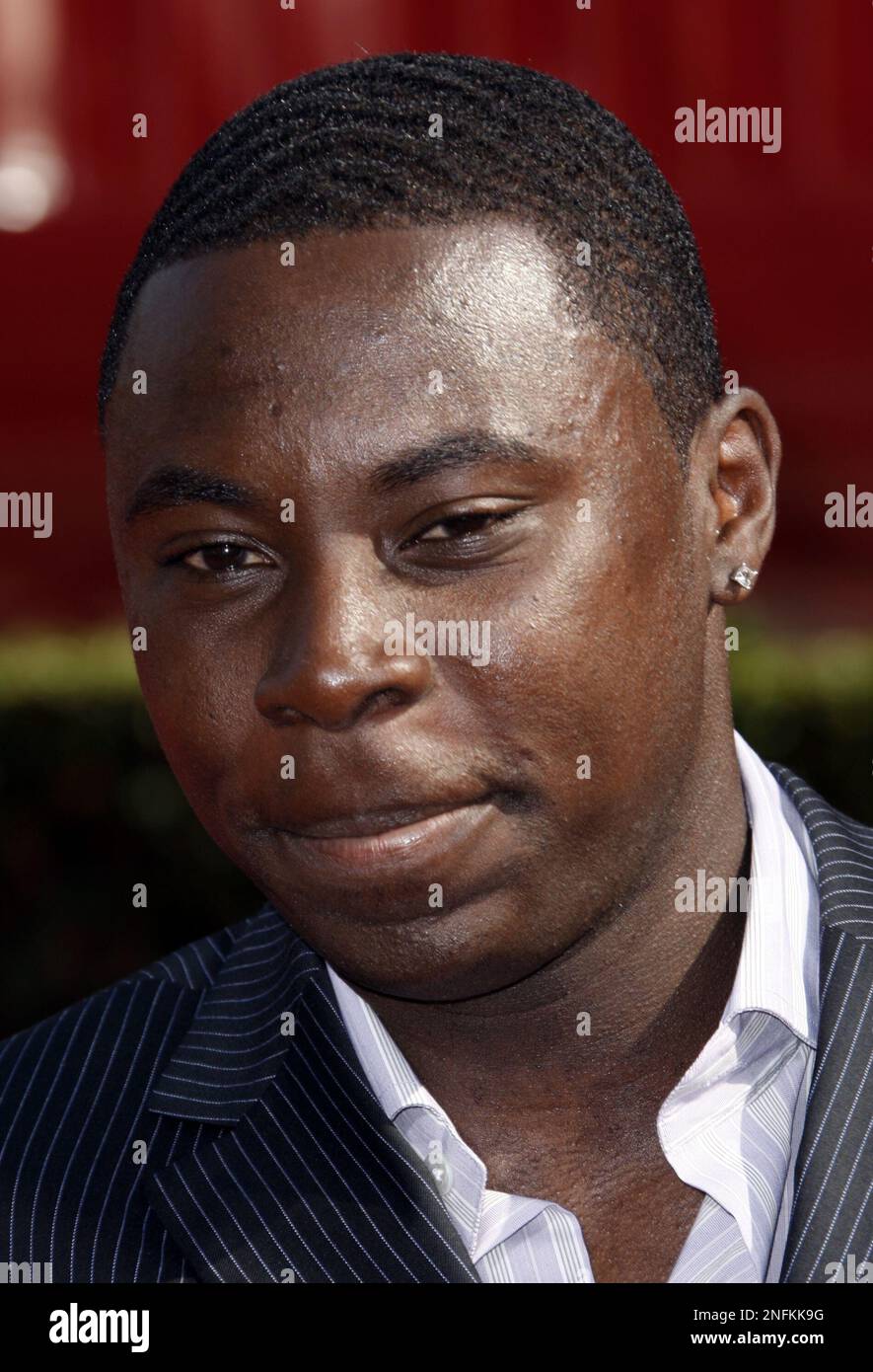 Freddy Adu arrives at the ESPYs Awards on Wednesday July 16, 2008 in ...