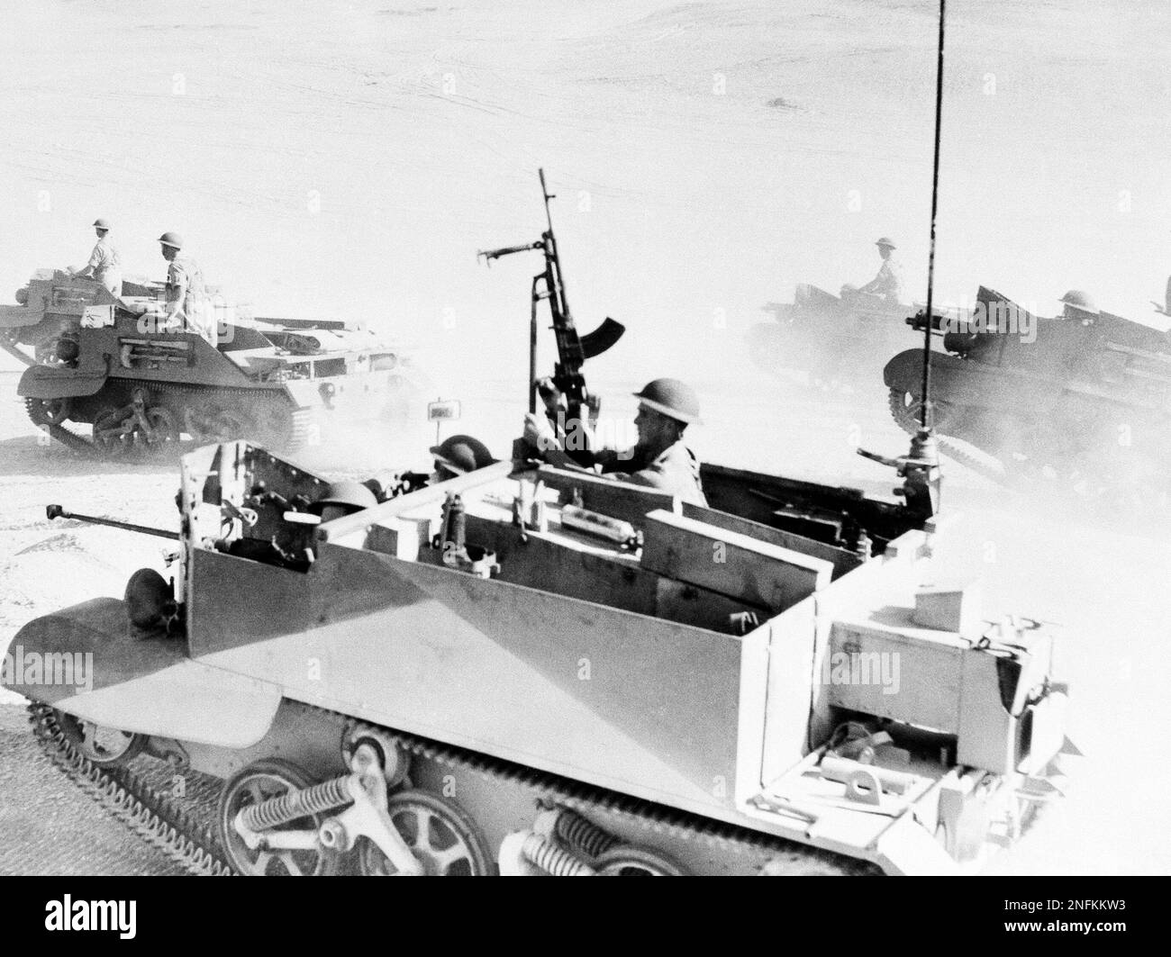 These Bren gun carriers are the modern Cavalry mounts of the Australian ...