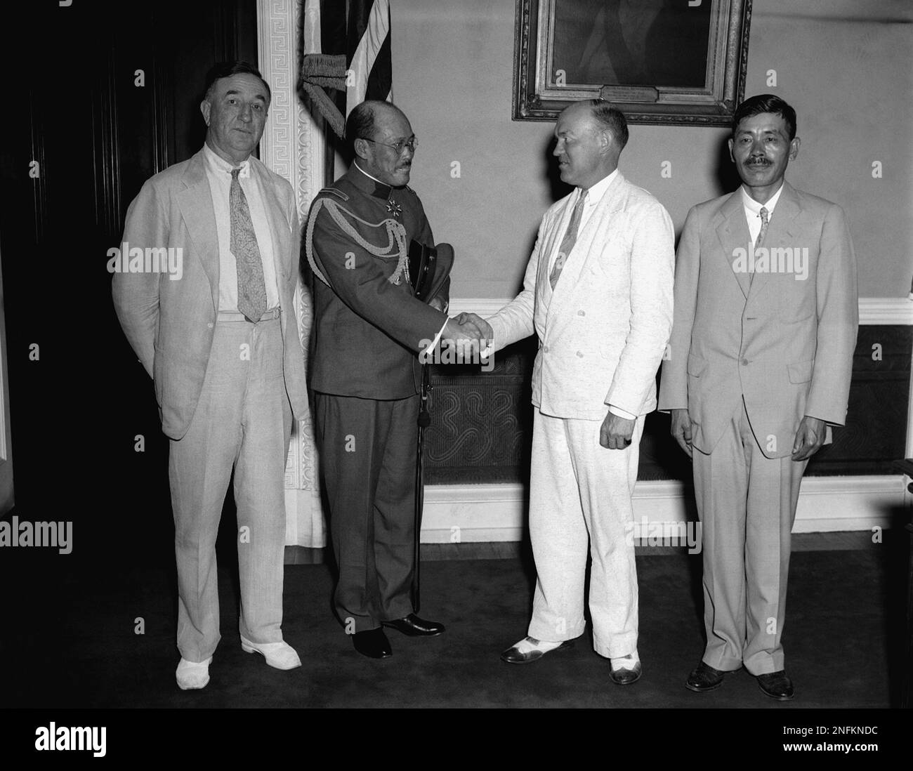 Colonel Kenji Matsumoto, of the Imperial Japanese Army, who was on duty ...