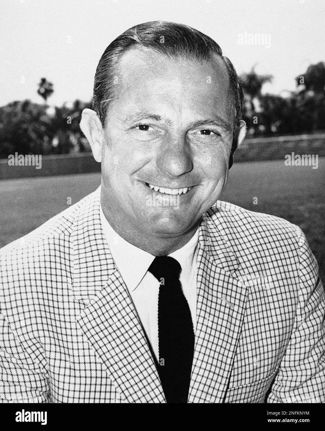 Sportscaster Ned Martin, April 5, 1972. (AP Photo Stock Photo - Alamy