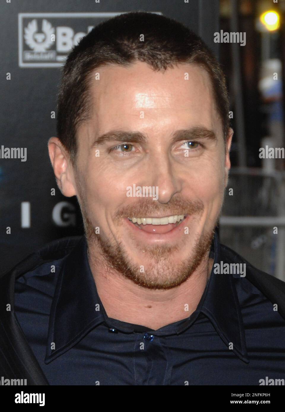 Actor Christian Bale attends the world premiere of "The Dark Knight" at ...