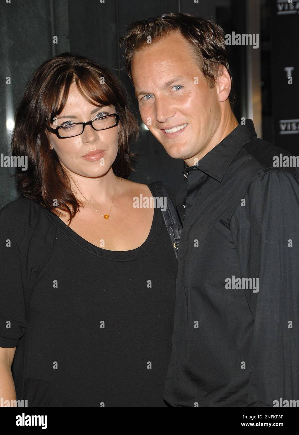 Actor Patrick Wilson and wife Dagmara Dominczyk attend the world ...