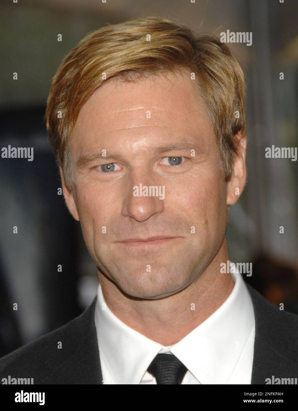 Actor Aaron Eckhart attends the world premiere of "The Dark Knight" at ...