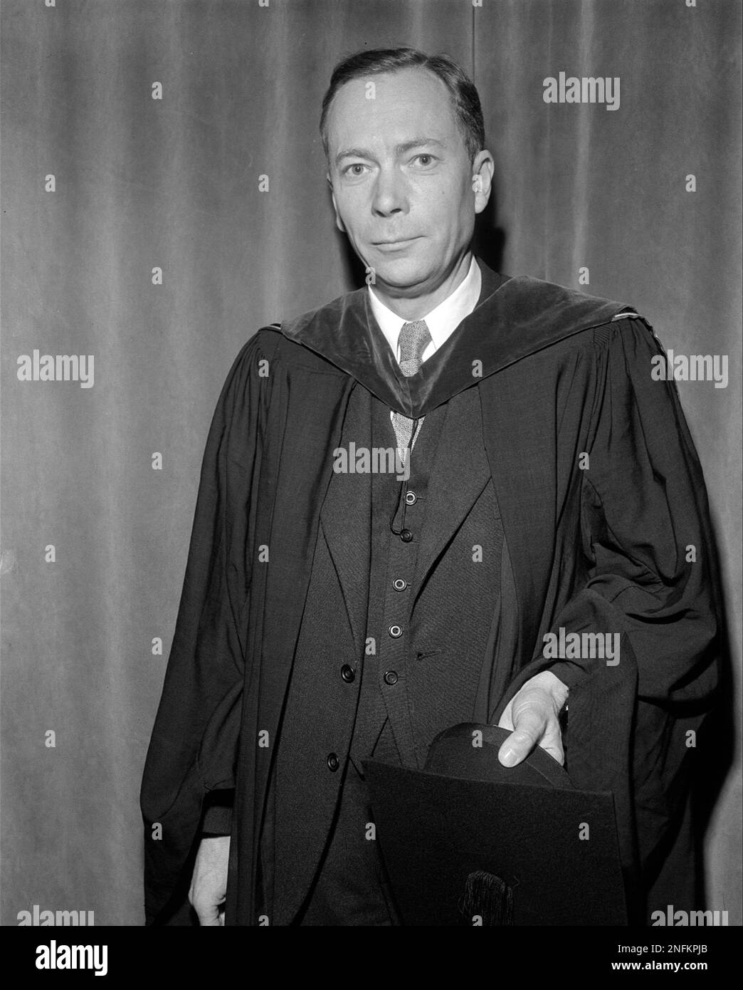 Dr. Henrick Dam, co-winner of the 1944 Nobel Prize for work on vitamin ...