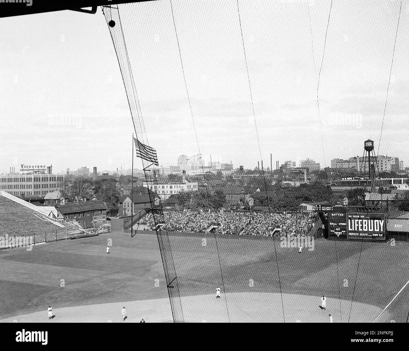 View of Navin Field located at the intersection of Trumbull and ...