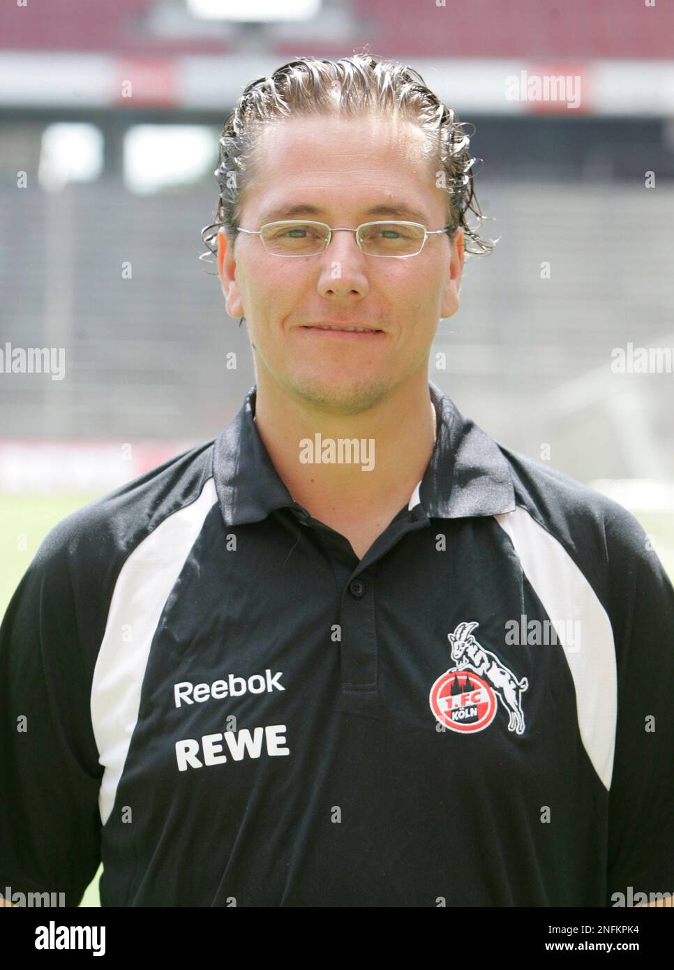 Sven Rinke, physioterapist of German first division Bundesliga soccer ...