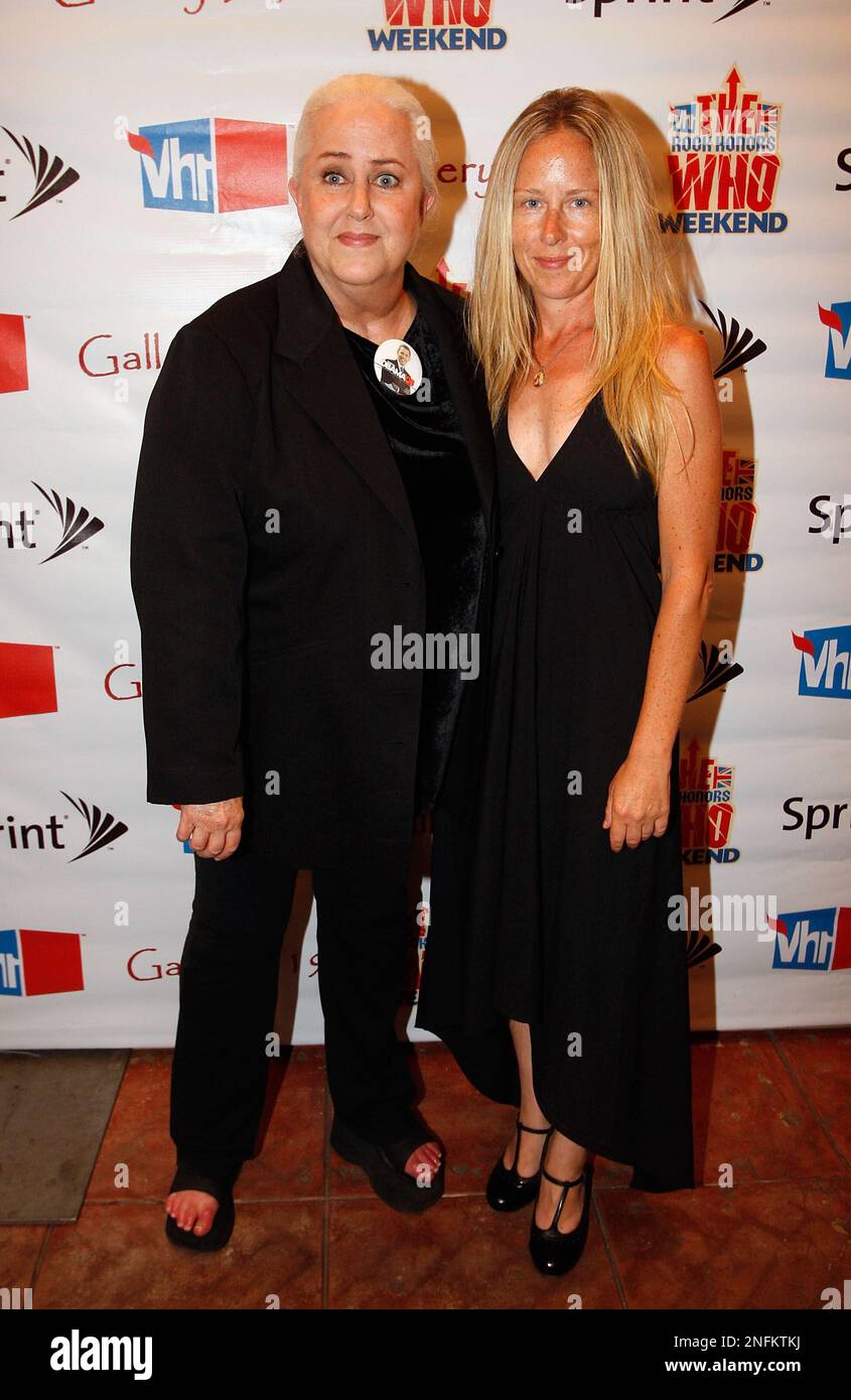 Artist Grace Slick and her daughter China Kantner attends the Rock ...