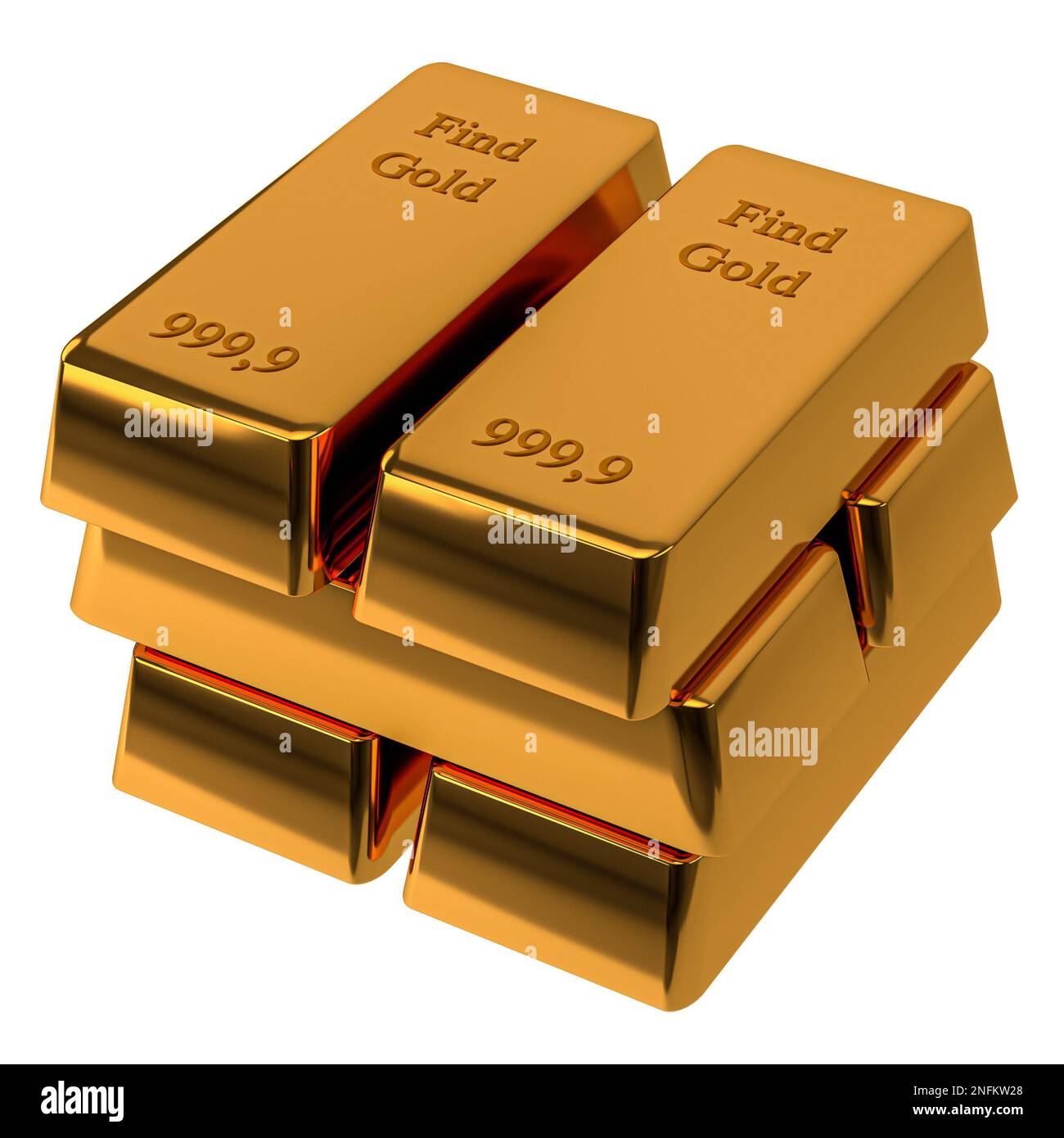 Illustration of gold bank bullions. Business and finance concept. png ...