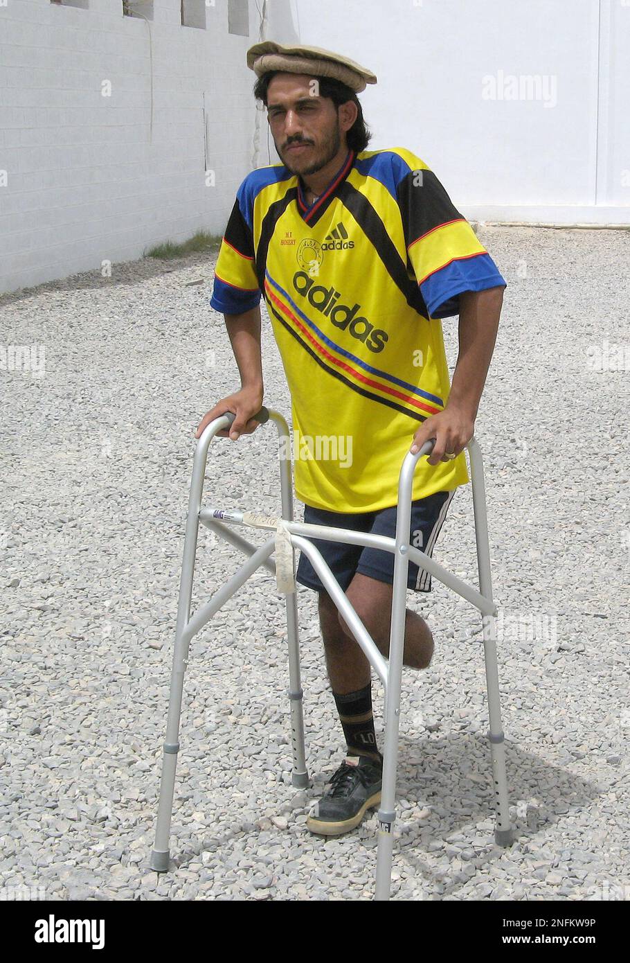 Hasham, an Afghan interpreter who lost his leg working for the Canadian ...