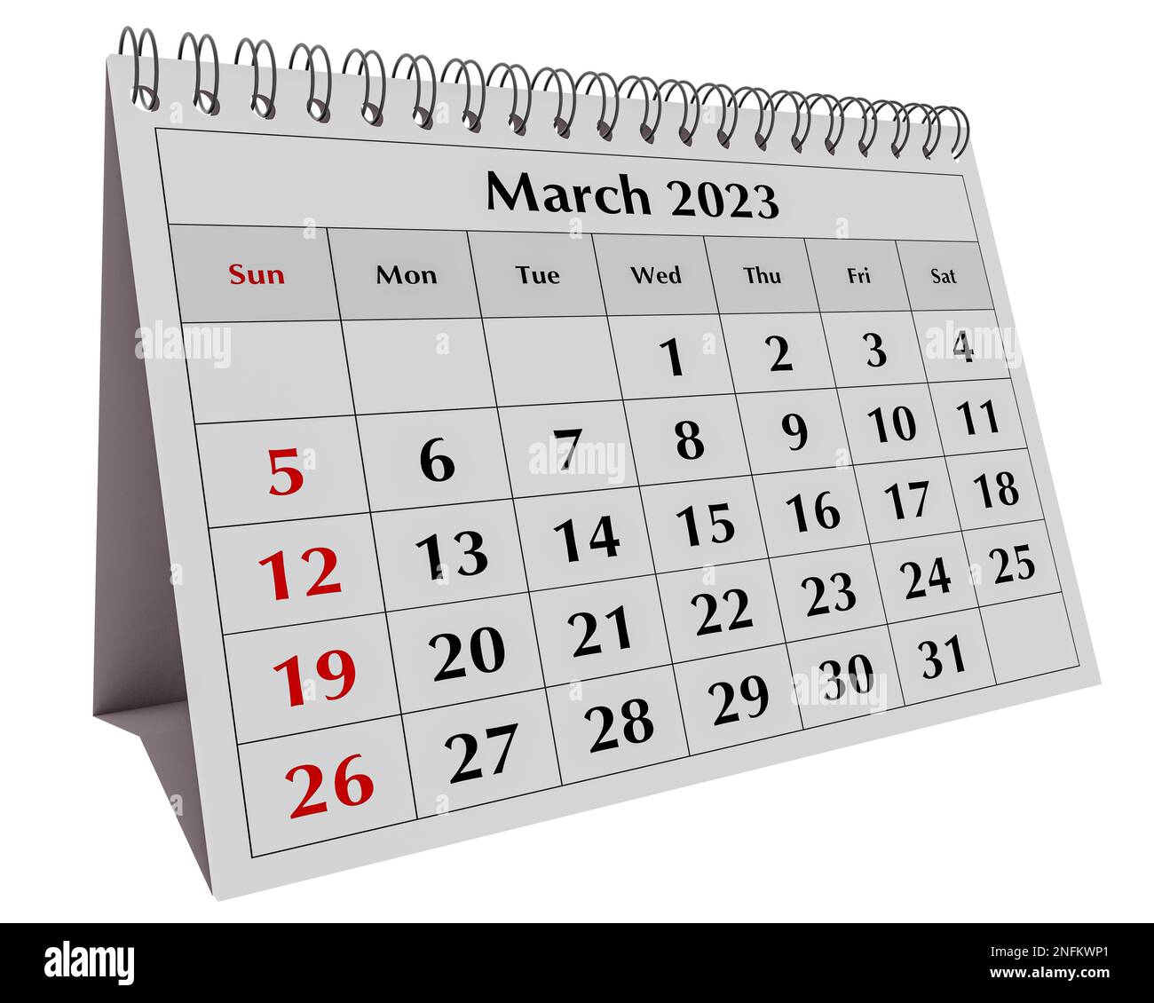 Marzo Calendar