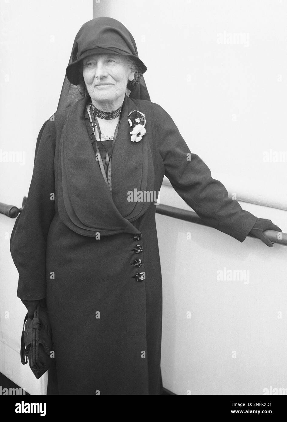Edith Roosevelt, widow of the late president Theodore Roosevelt, is ...