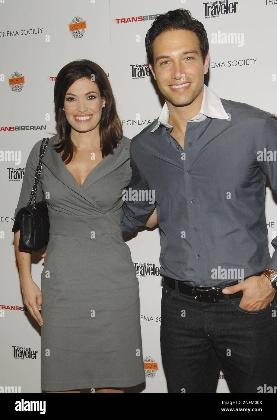 Kimberly Guilfoyle and Eric Villency attend a Cinema Society hosted ...
