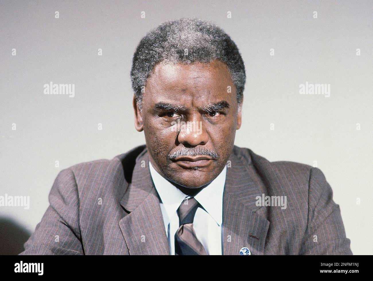Harold Washington, Democratic nominee in the Chicago mayoral race, on ... Harold Washington, Democratic nominee in the Chicago mayoral race, on ...