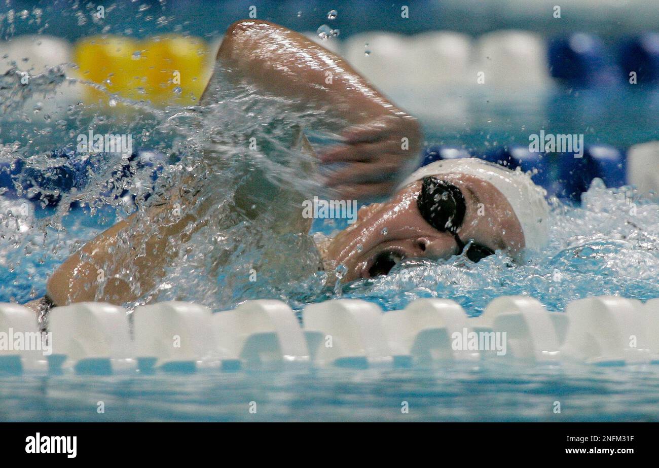 Katie Hoff swims in the women's 800-meter freestyle final at the US ...