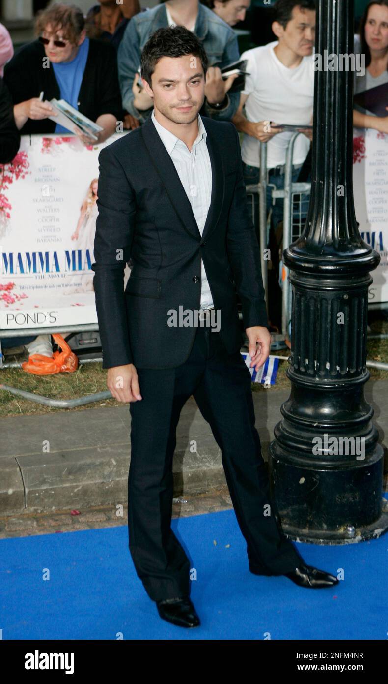 Actor Dominic Cooper arrives for the world premiere of his latest movie ...