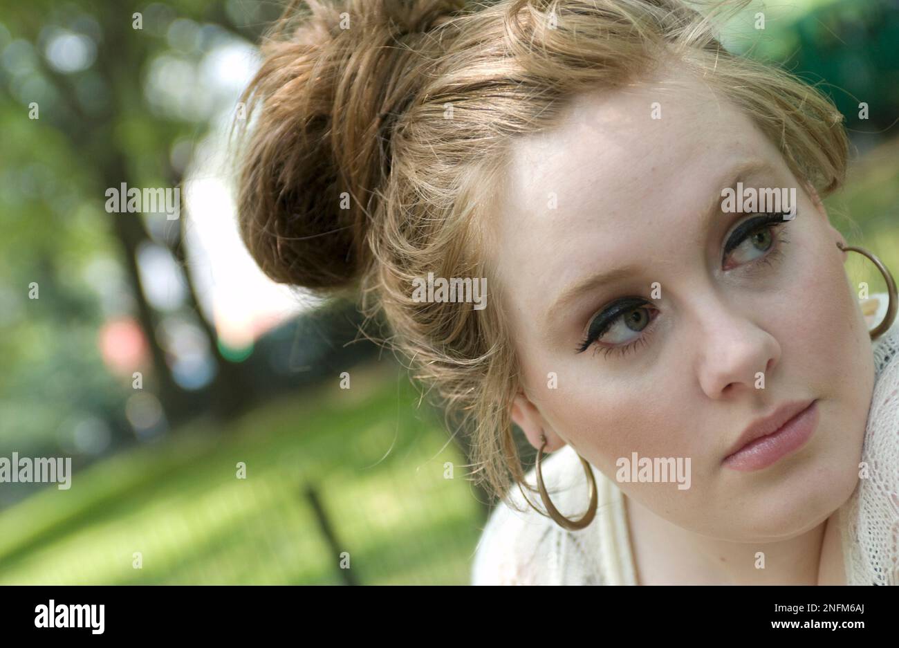 Singer Adele is photographed in New York on June 14, 2008 (AP Photo/Jim ...