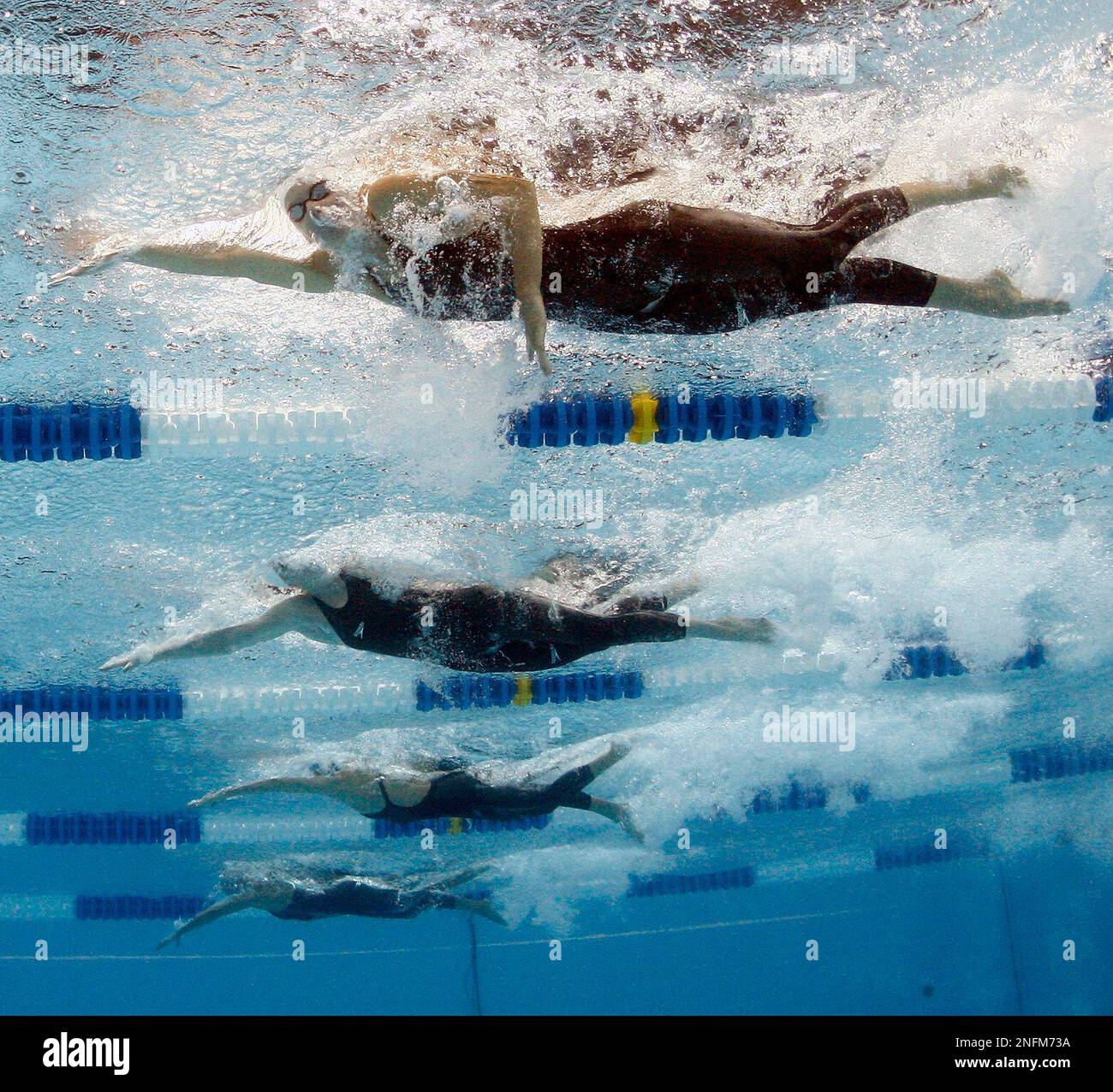 Katie Hoff, Amanda Weir, Erin Reilly and Tanica Jamison, top to bottom ...