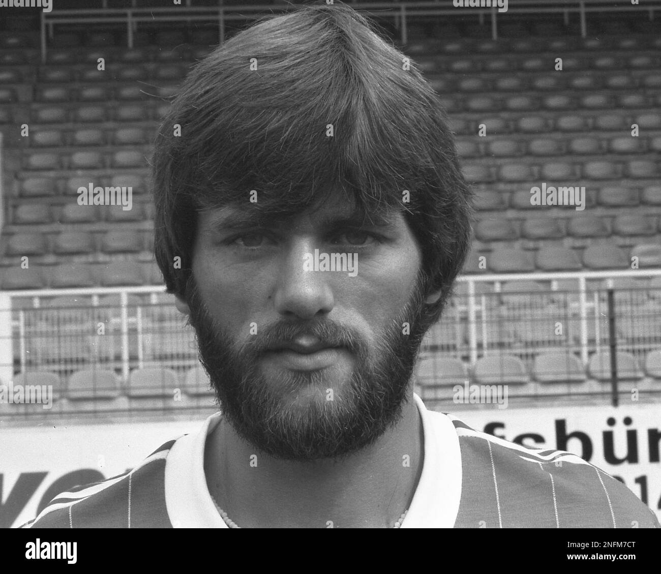 Portrait of soccer player Friedhelm Funkel, of Kaiserslautern, pictured ...