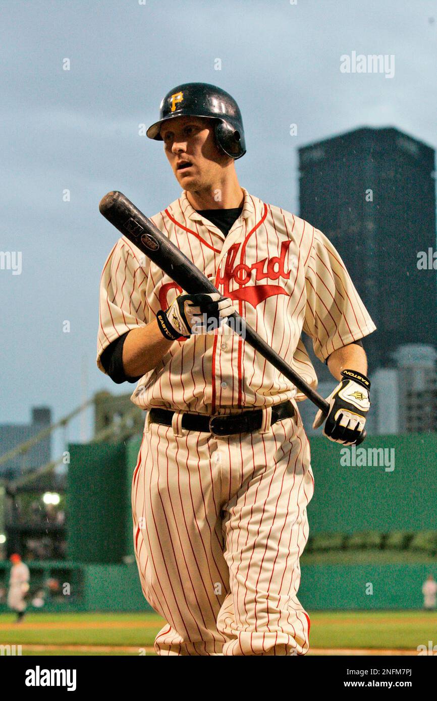 Pittsburgh Pirates' Jason Bay wears the uniform of the Pittsburgh ...