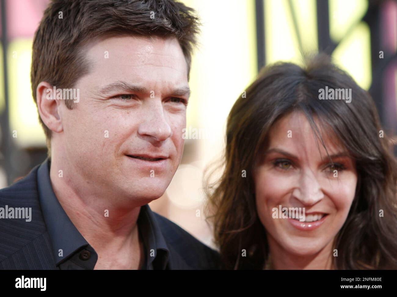 Actress Amanda Anka and actor Jason Bateman arrive at the "Hancock ...