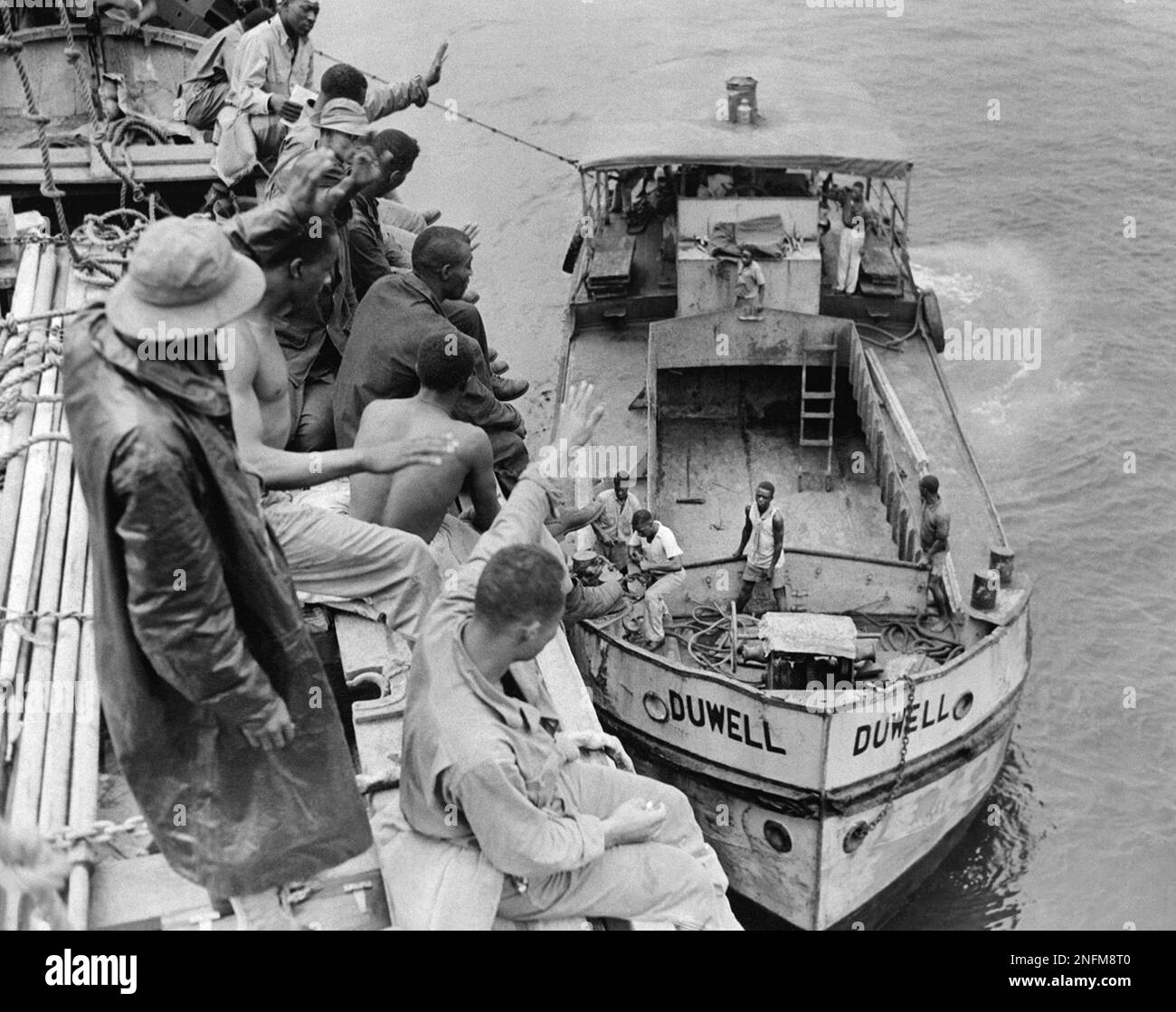 The troops arrive at their destination Dec. 3, 1942 in Liberia, South ...