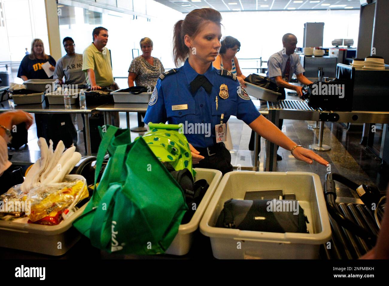 Transportation Security Administration (TSA) Supervisor Jennifer Haslip ...