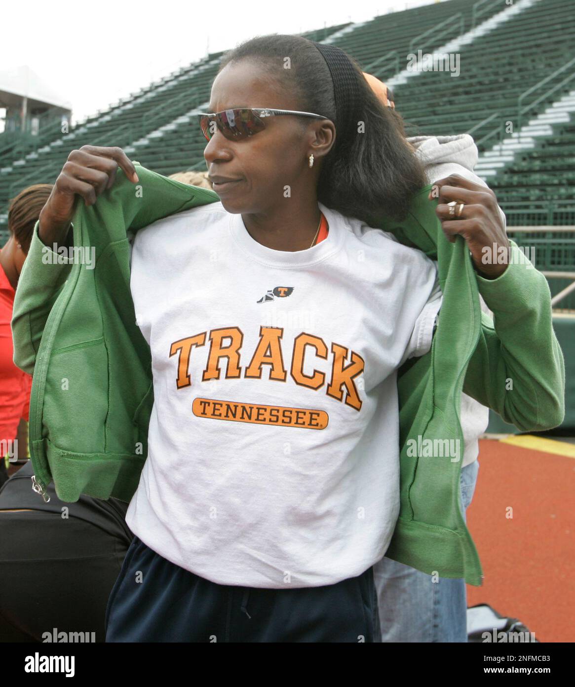 Five-time Olympian Jearl Miles-Clark arrives to train for the U.S ...