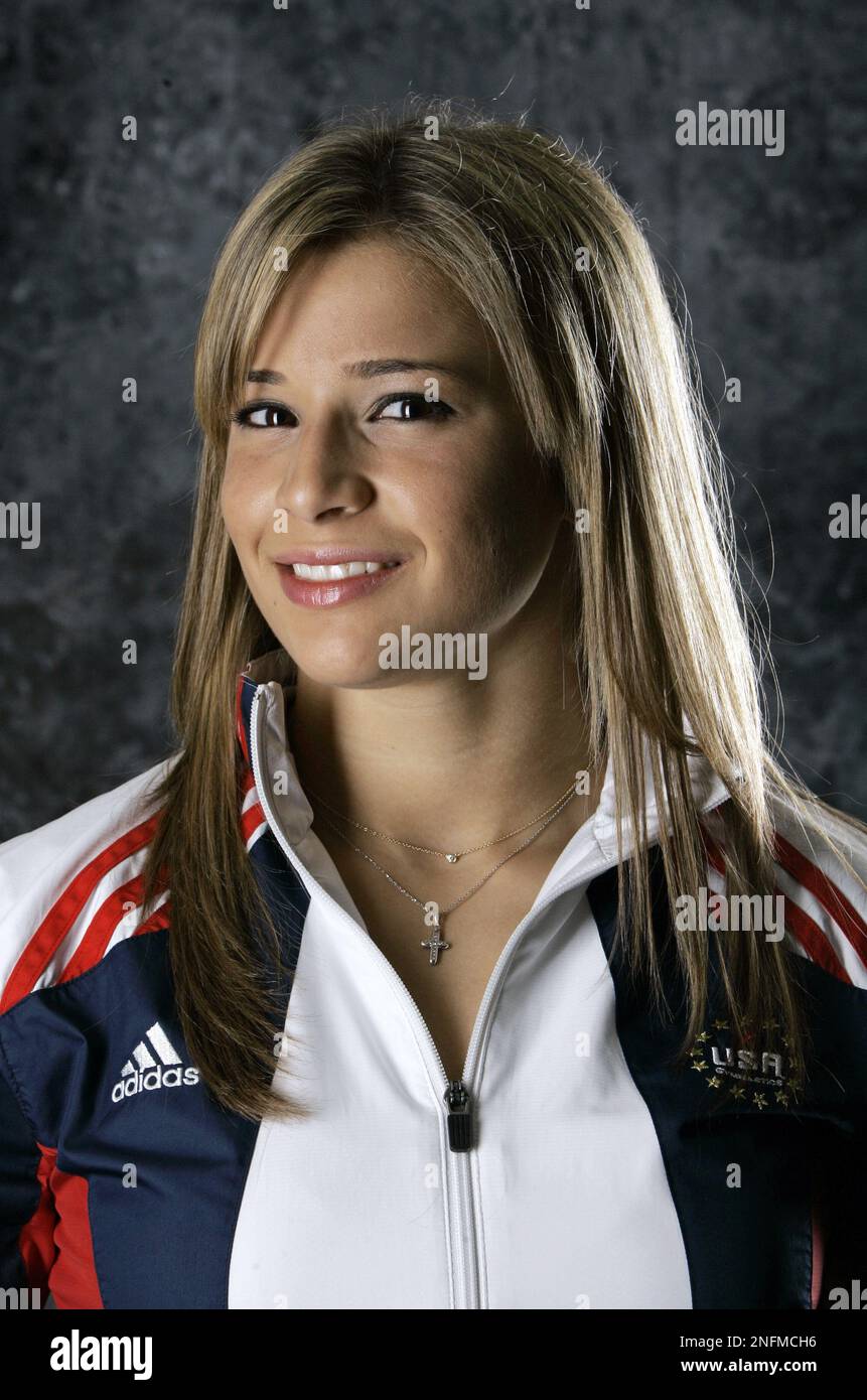 Gymnast Alicia Sacramone poses for a portrait during the USOC Media ...