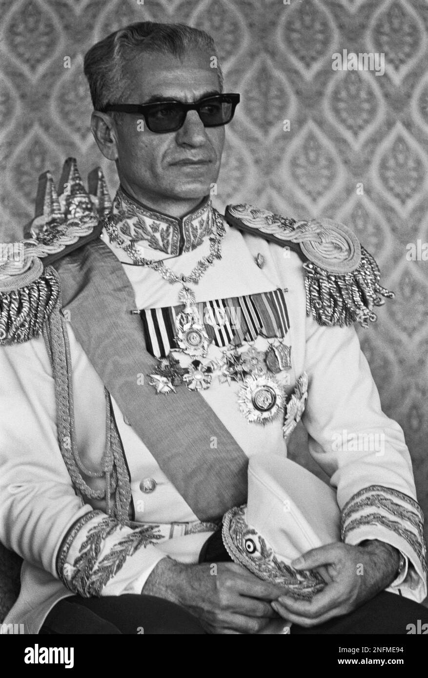 His Imperial Majesty Shah Mohammed Reza Pahlevi in Bangkok, Jan. 26 ...