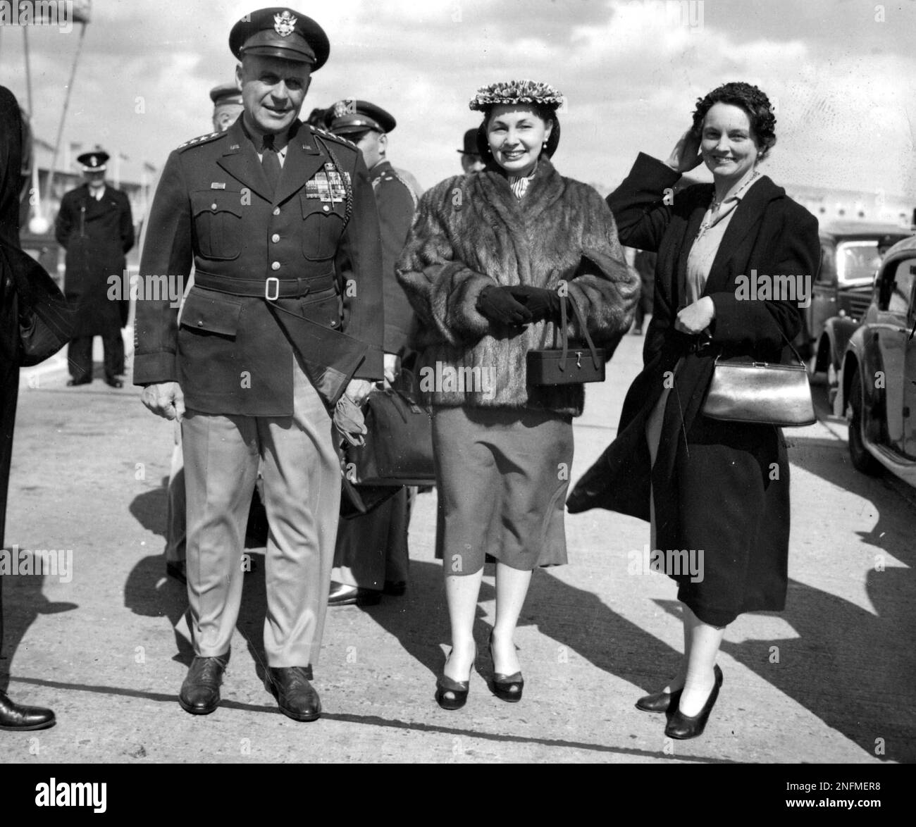 United States Army General Matthew Ridgway and his wife arrive at ...