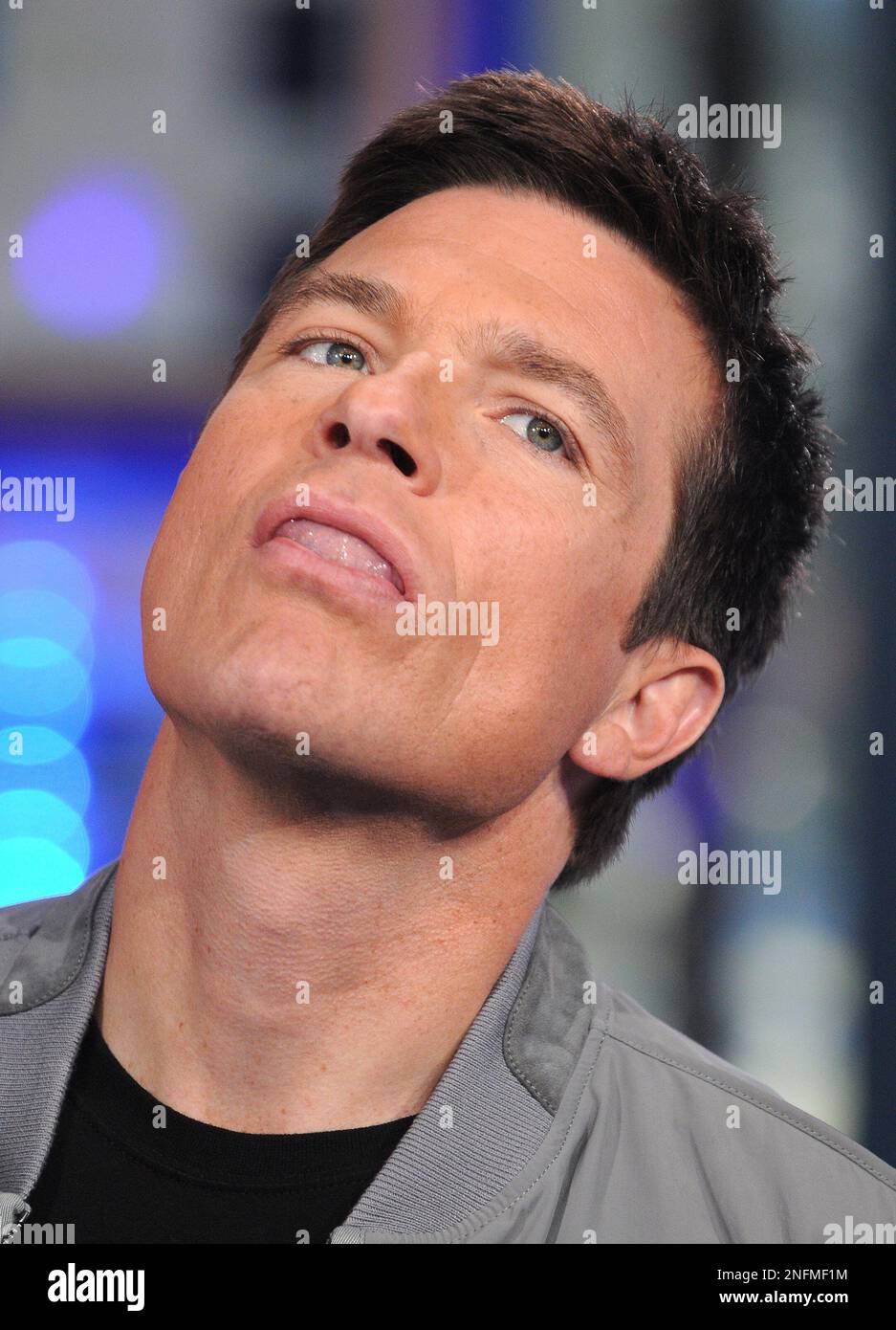 Actor Jason Bateman makes an appearance at MTV Studio's in Times Square ...
