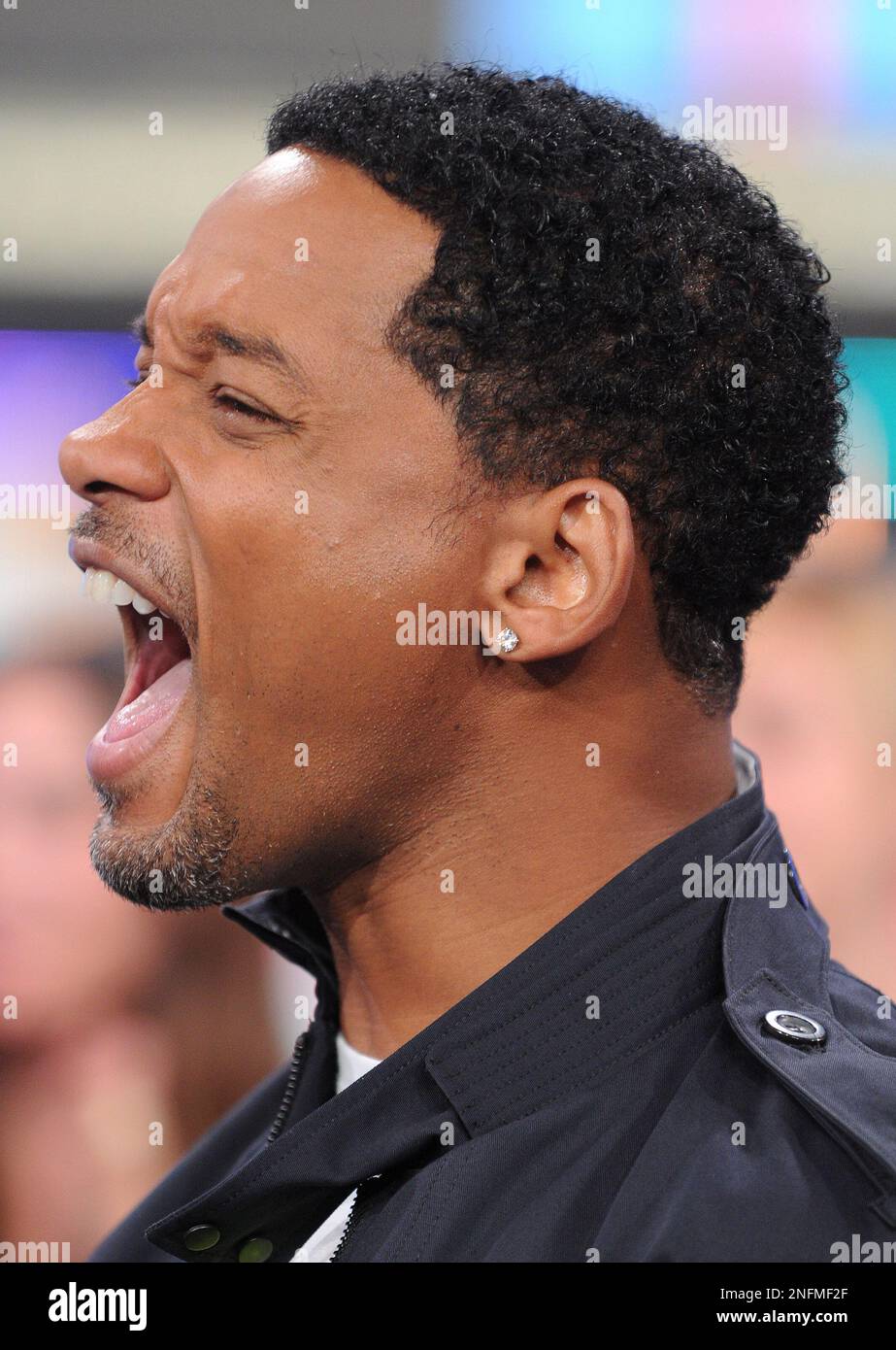 Actor Will Smith makes an appearance at MTV Studio's in Times Square ...
