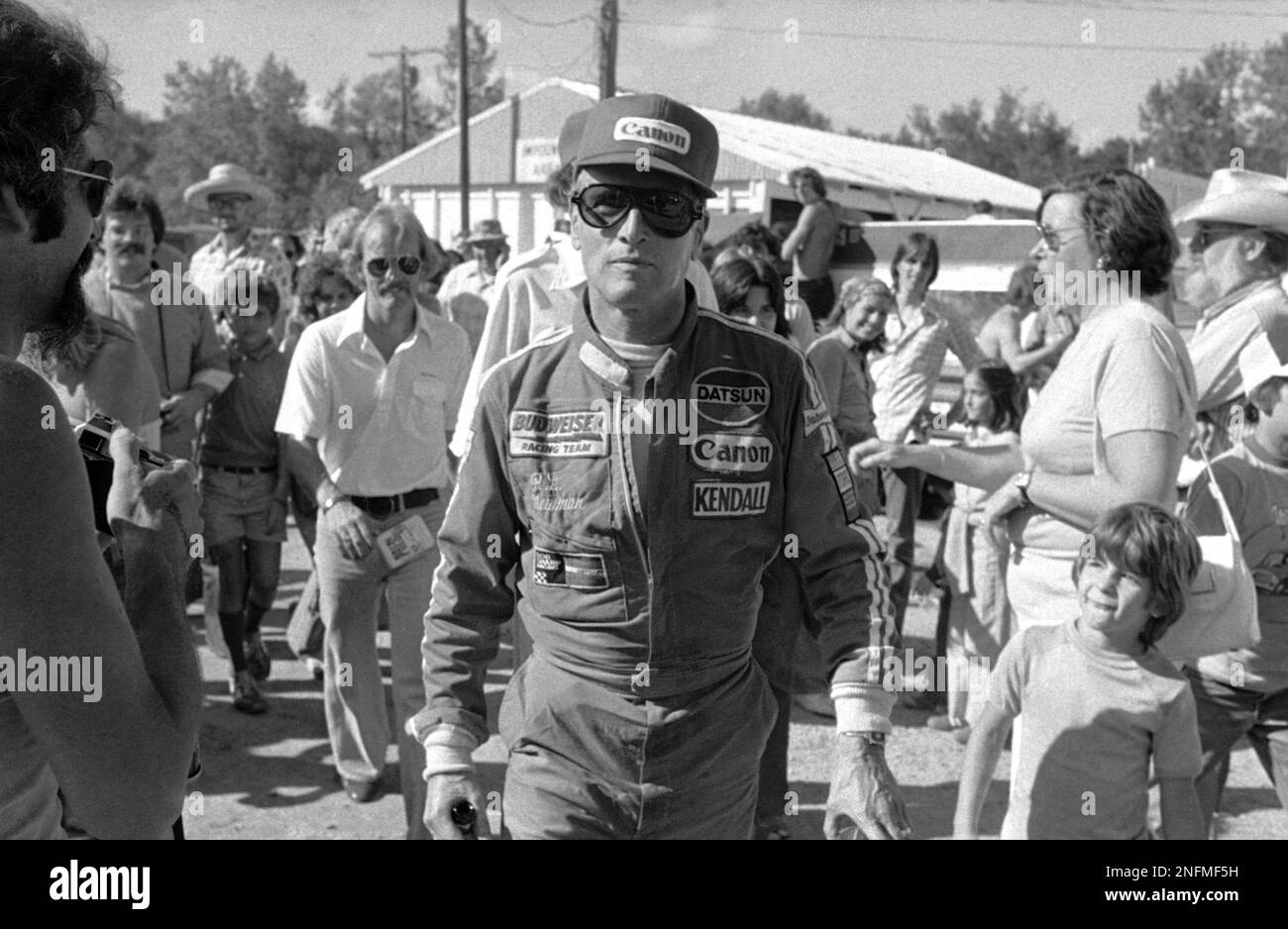 Actor Paul Newman at Lime Rock Auto Races in Connecticut on Sept. 5 ...