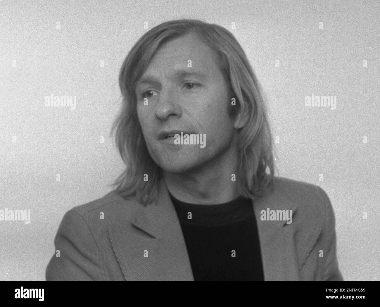 Radio broadcasting editor, Arnfried Astel, is pictured during a press ...