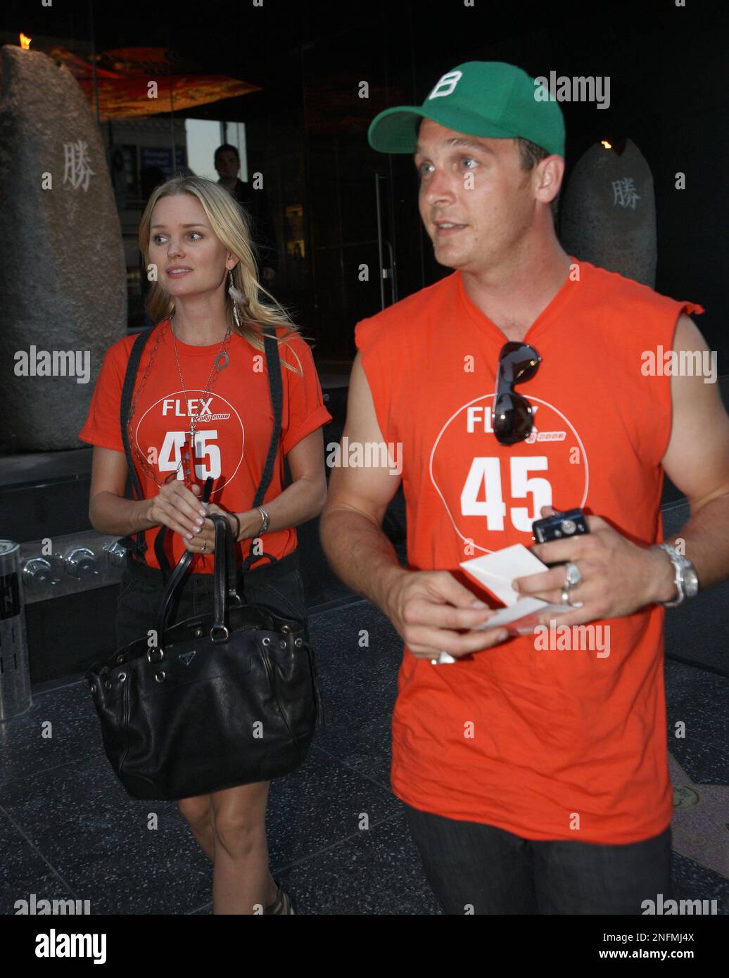 Actors Sunny Mabrey, left, and Ethan Embrey participate in the Ford ...