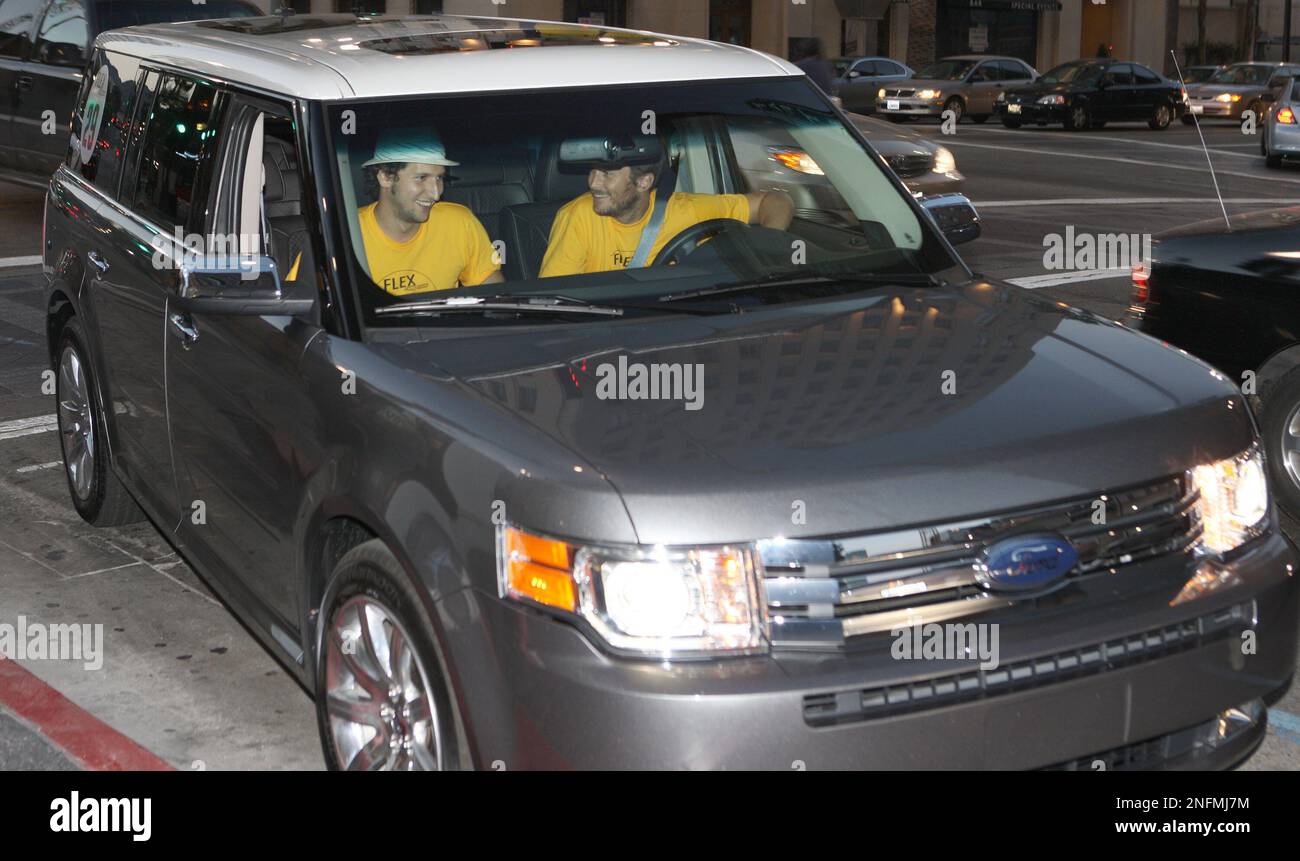 Actor Oliver Hudson participates in the Ford Flex Rally which launched ...