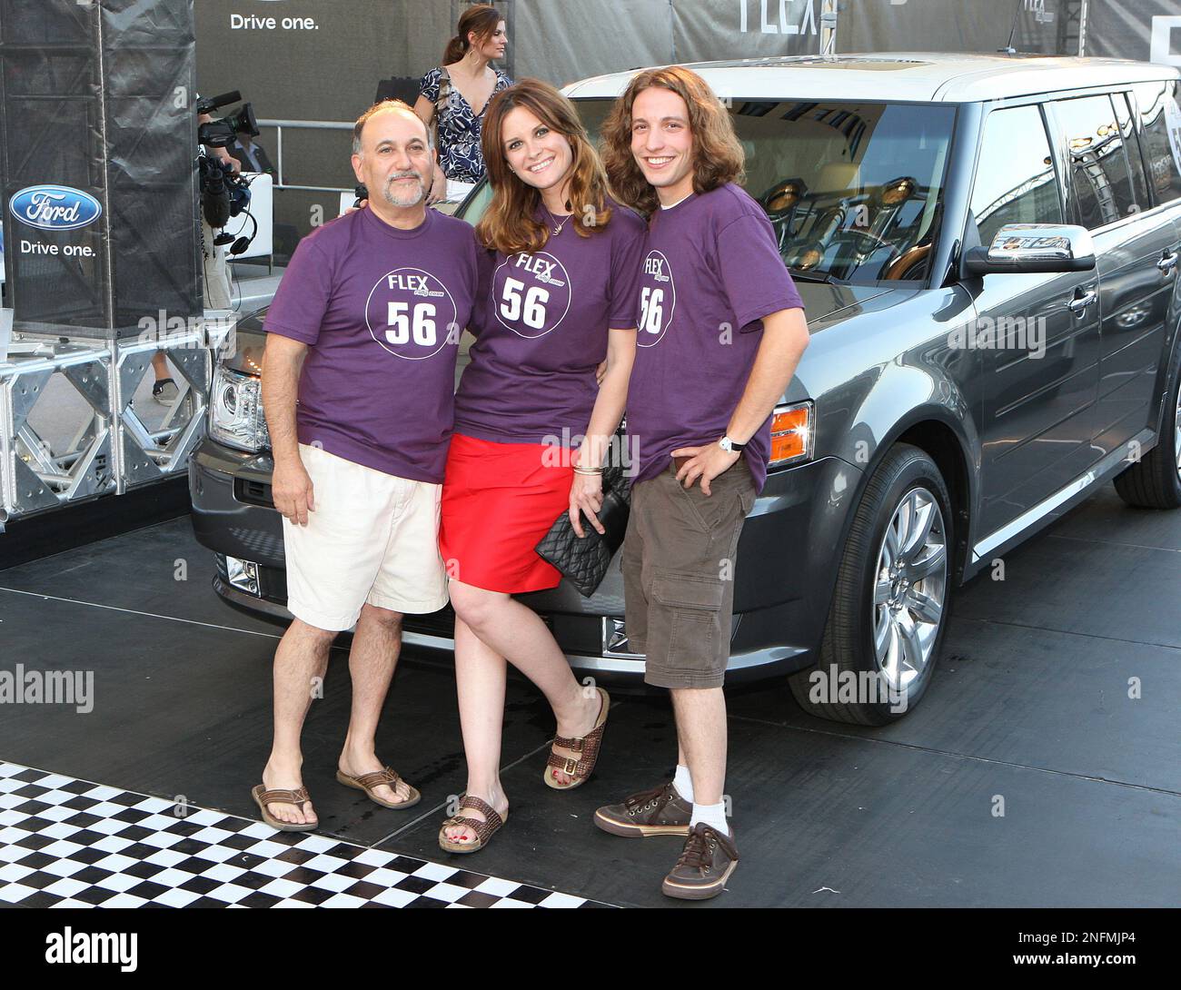 Actress Bonnie Somerville and guests attend the Flex Rally 2008 at ...