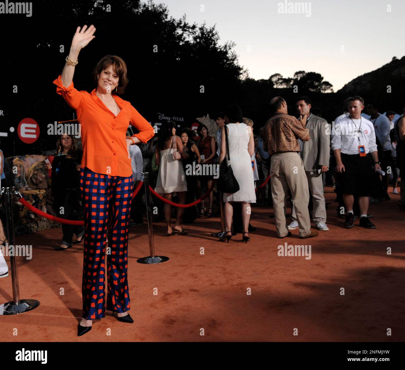 Sigourney Weaver arrives at the world premiere of the animated film ...