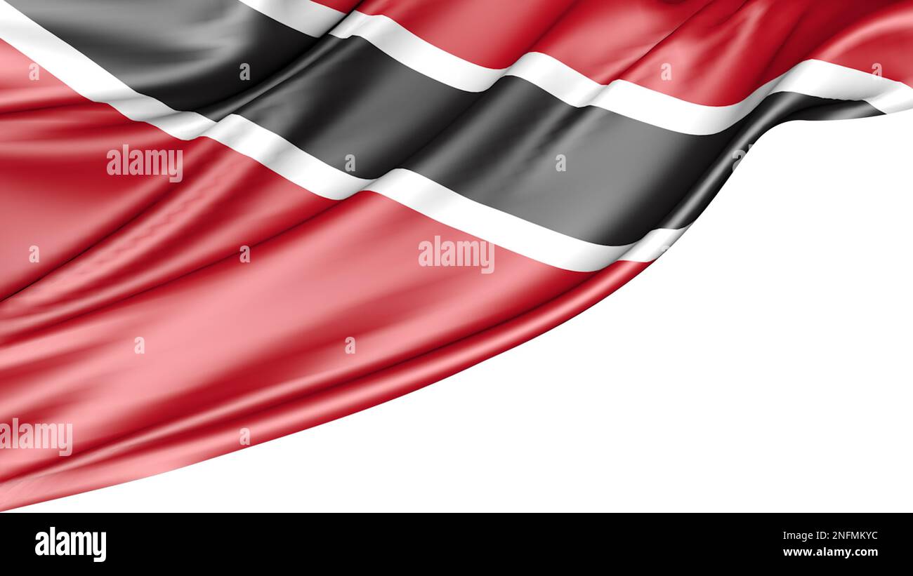 Trinidad and Tobago Flag Isolated on White Background, 3D Illustration Stock Photo - Alamy