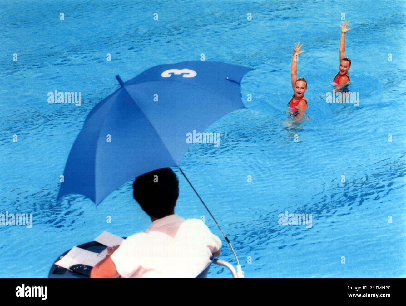 Anna Koslova and Olga Sedakova of the Unified Team perform their ...