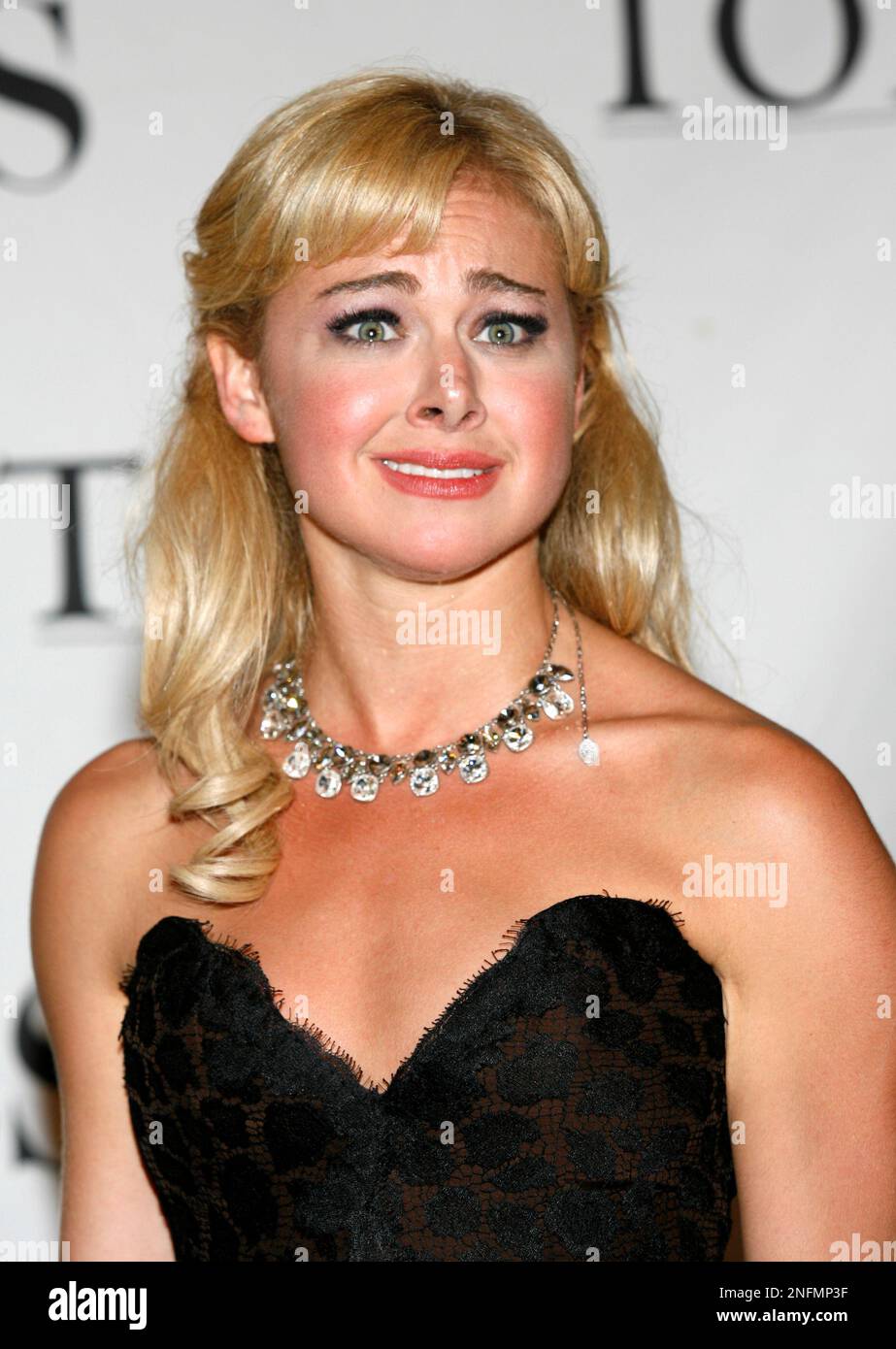 Laura Bell Bundy poses backstage at the 62nd Annual Tony Awards in New ...