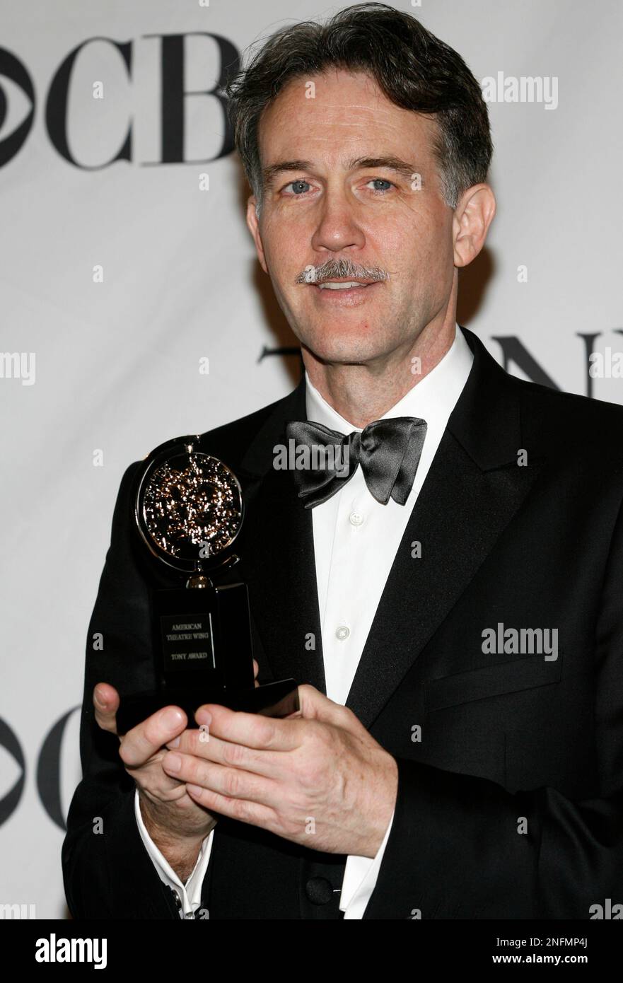 Actor Boyd Gaines poses backstage with the Best Performance by a ...
