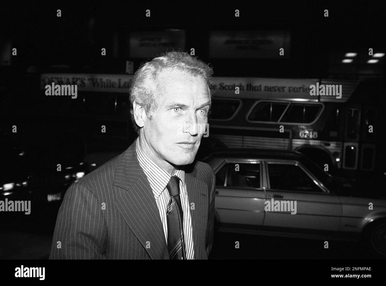 Actor Paul Newman arrives at a New York City gallery Tuesday, Nov. 15 ...
