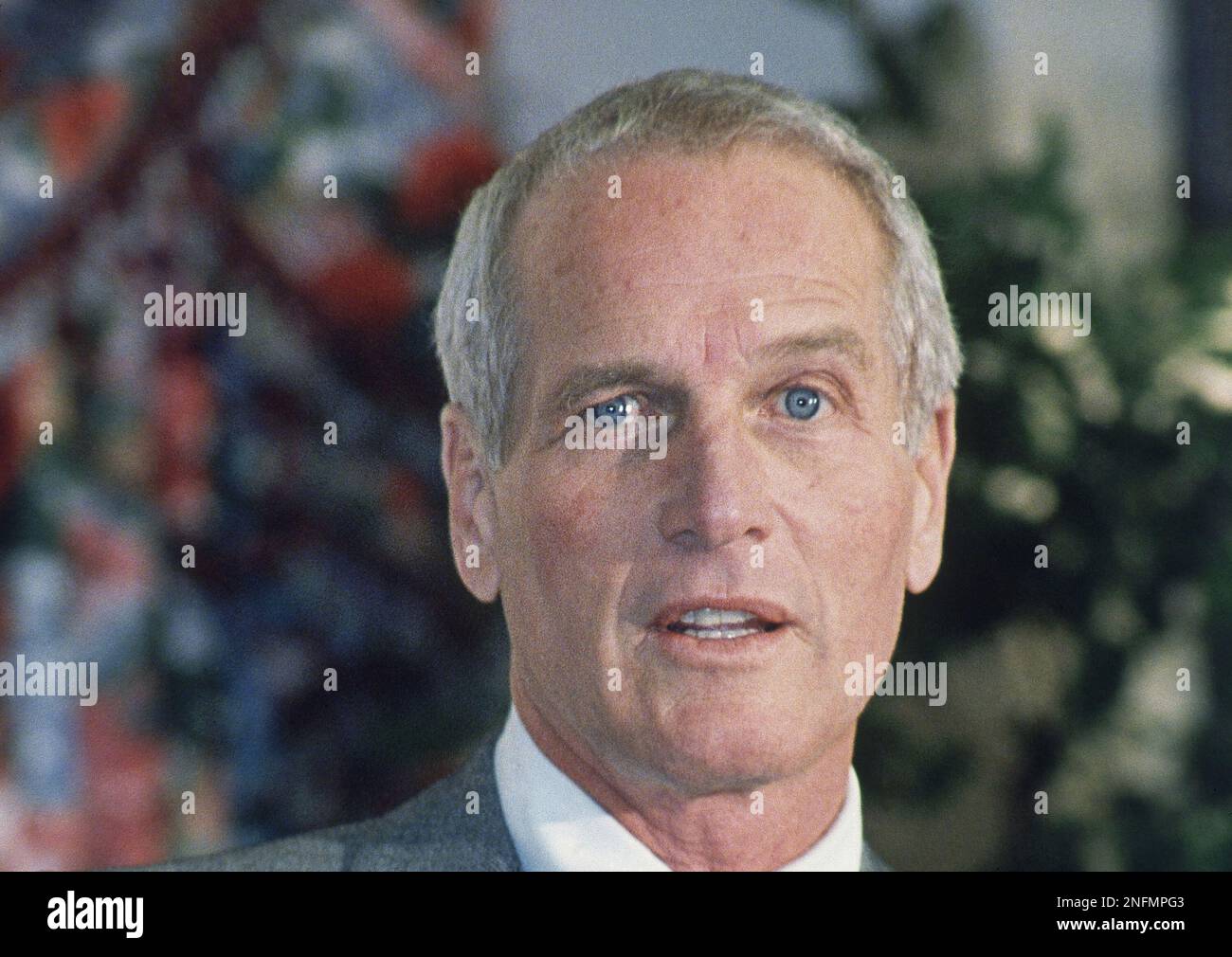 Actor Paul Newman shown in 1987. (AP Photo Stock Photo - Alamy