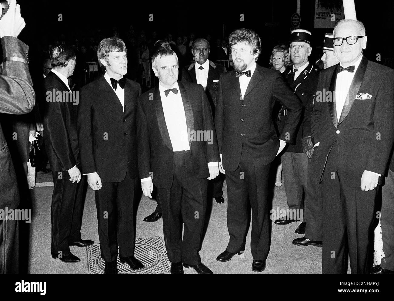British actor Malcolm MacDowell, director Lindsay Anderson and ...