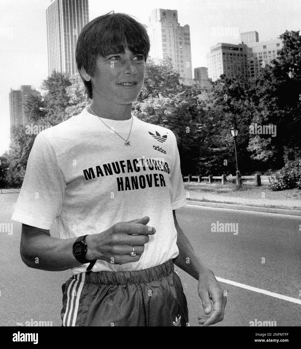 Gabriele Andersen-Schiess, whose struggle to the finish line in the ...