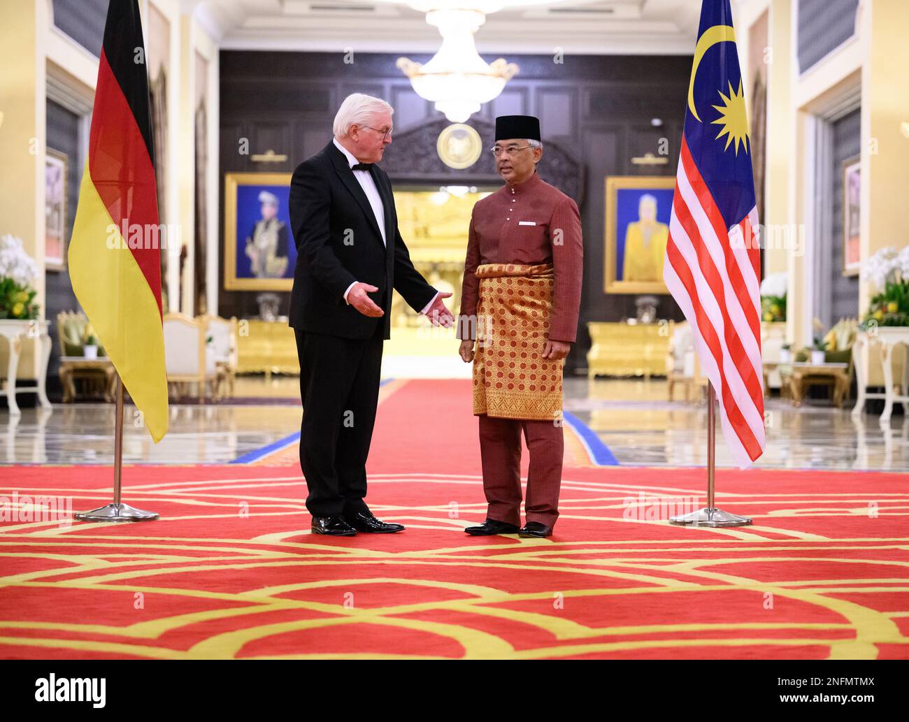 Kuala Lumpur, Malaysia. 17th Feb, 2023. German President Frank-Walter ...