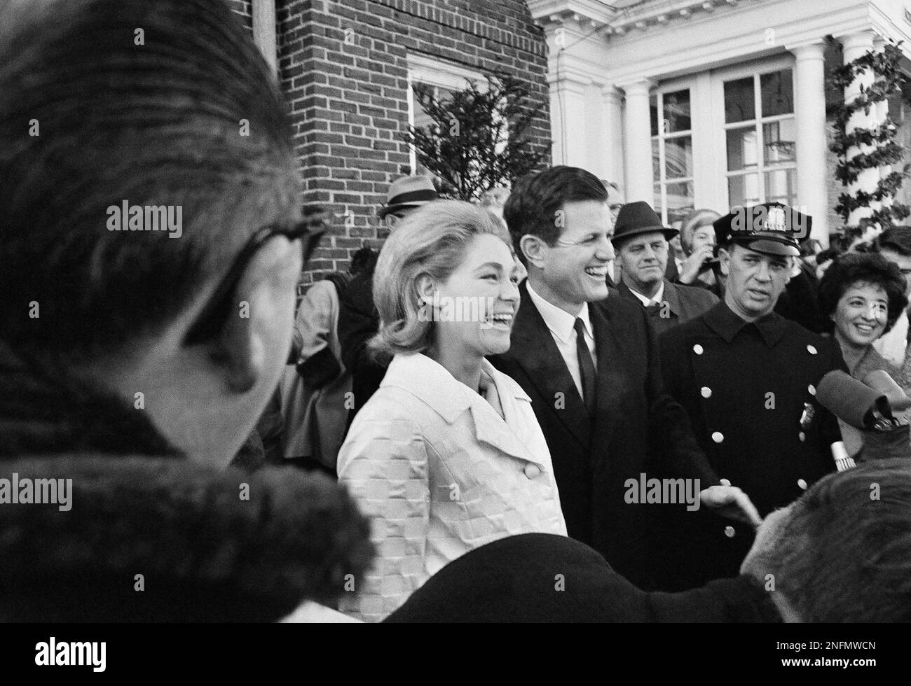 Sen. Edward M. Ted Kennedy and his wife Joan are all smiles as senator ...